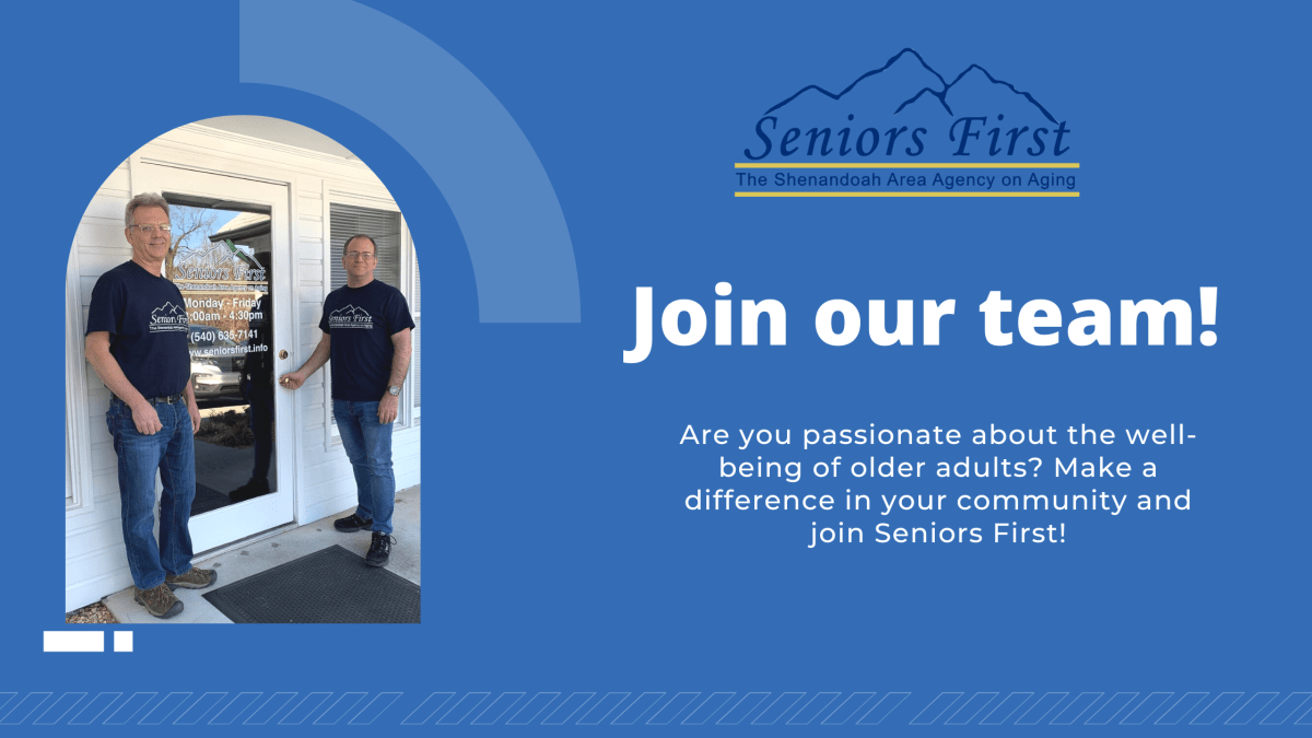 Employment Opportunities – Seniors First
